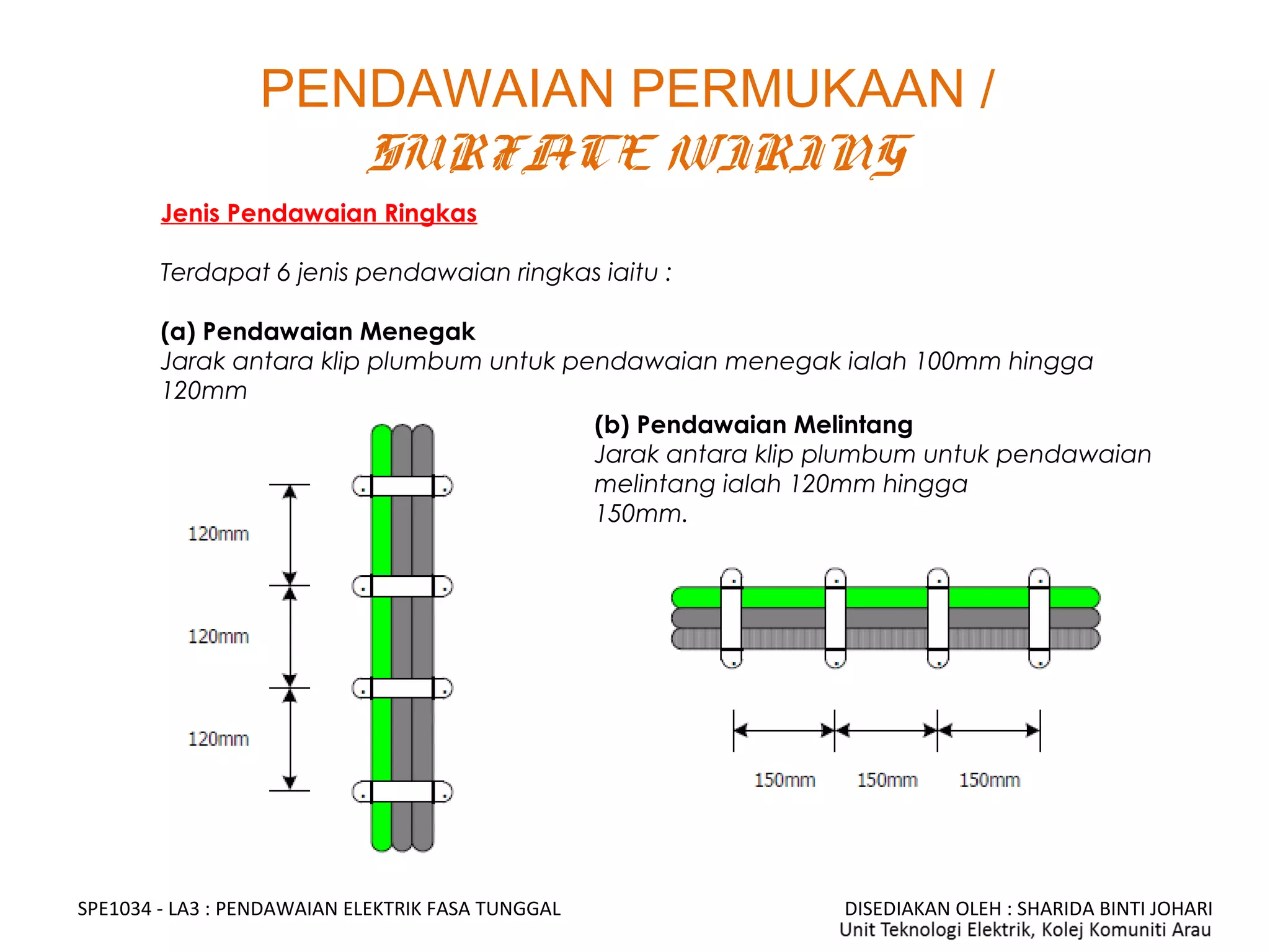 kabel dan sistem pendawaian elektrik | PPS