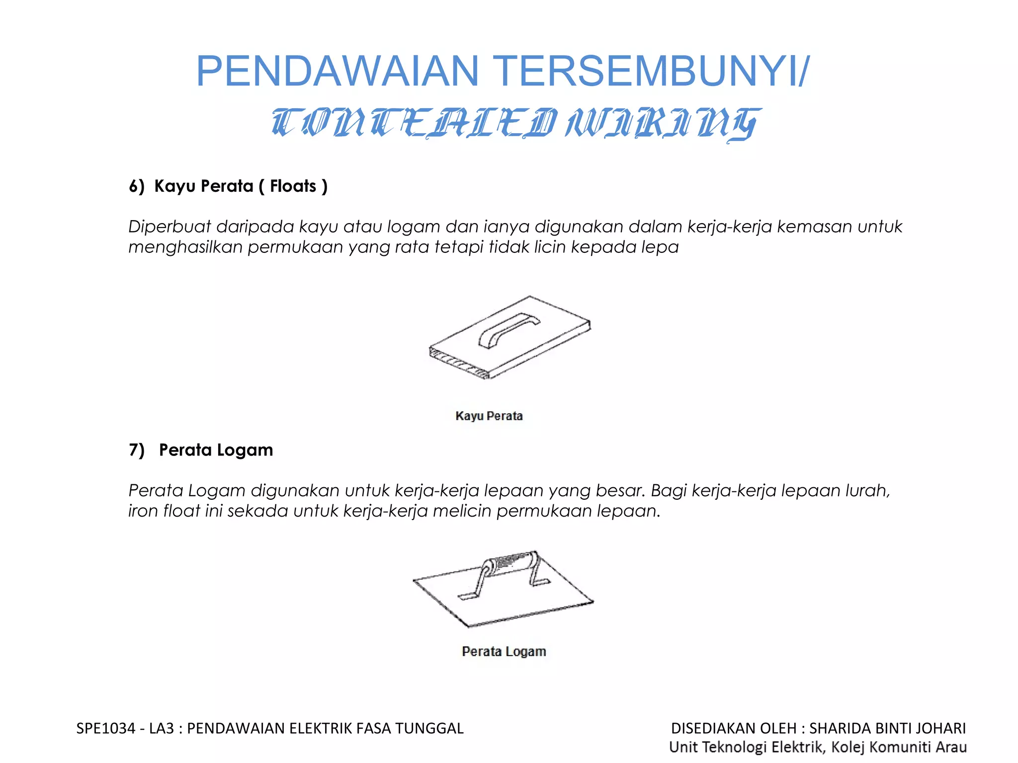 kabel dan sistem pendawaian elektrik | PPS