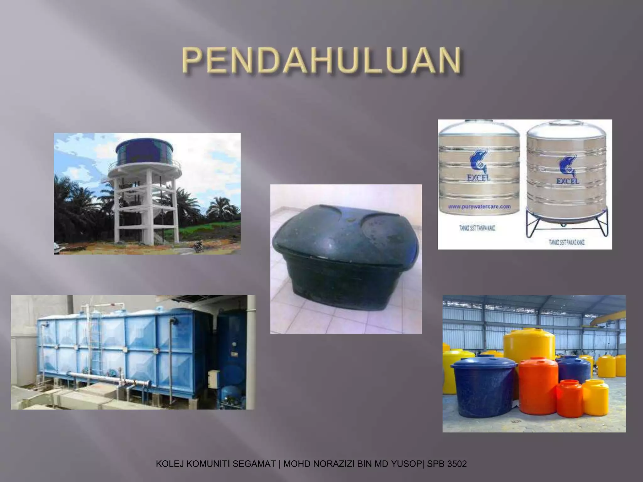 PEMASANGAN TANGKI AIR | PPTX