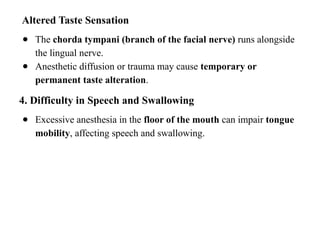 Lingual nerve and Its prosthodontic considerations | PPTX