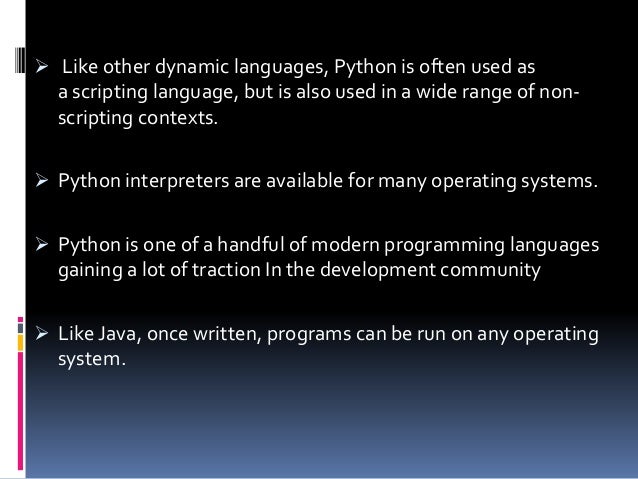 Python Programming Language