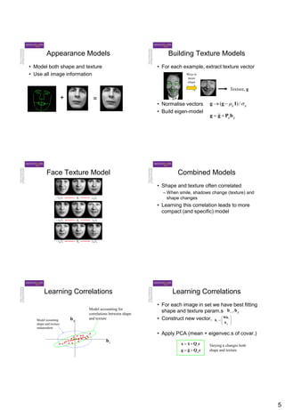 Statistical models of shape and appearance | PDF