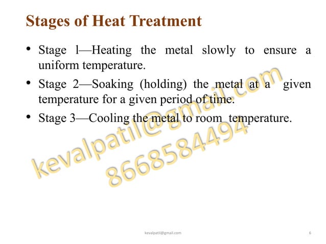 Heat treatment Process | PPT | Chemistry | Science