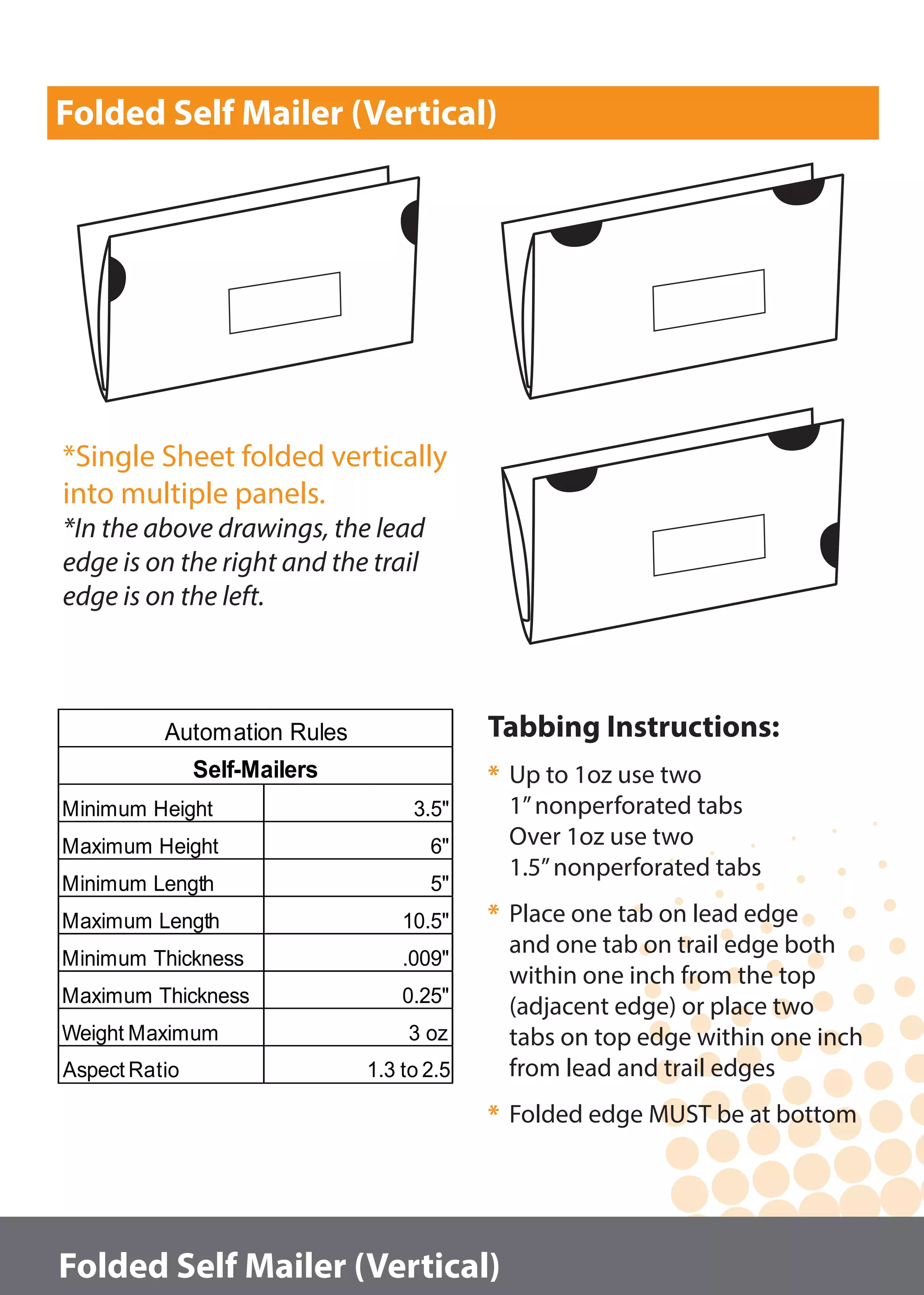 Tabbing Guidelines for Direct Mail Pieces | PDF