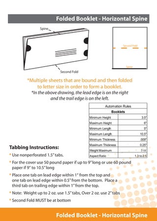 Tabbing Guidelines for Direct Mail Pieces | PDF