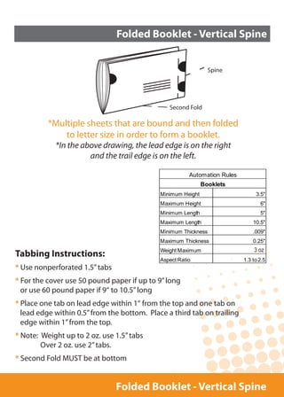 Tabbing Guidelines for Direct Mail Pieces | PDF