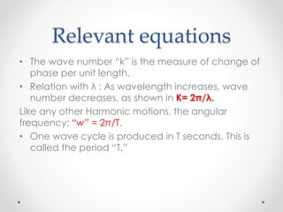 Travelling Harmonic Waves | PPTX