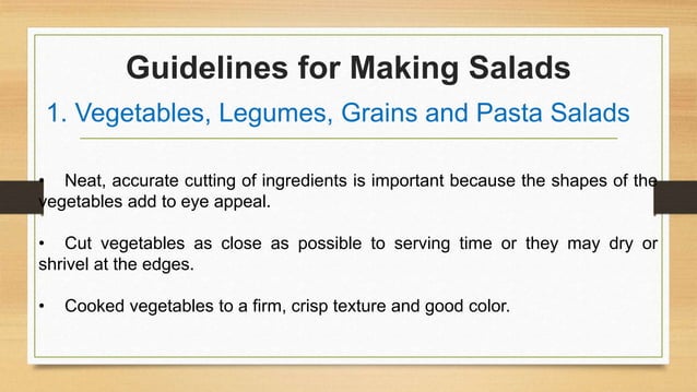 LO.2 Prepare a variety of salads and dressings.pptx
