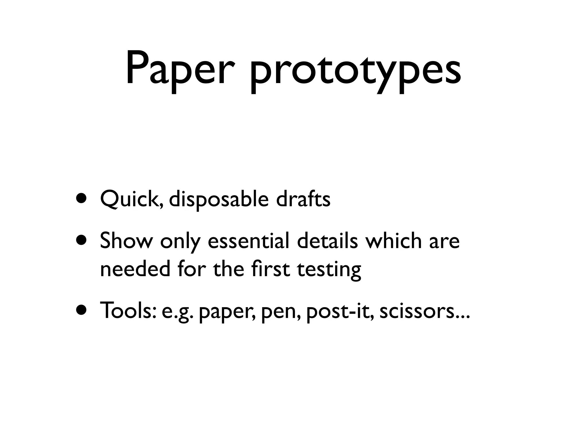 Lo fi prototyping | PDF