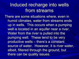Groundwater Notes - Earth's Environment | PPT