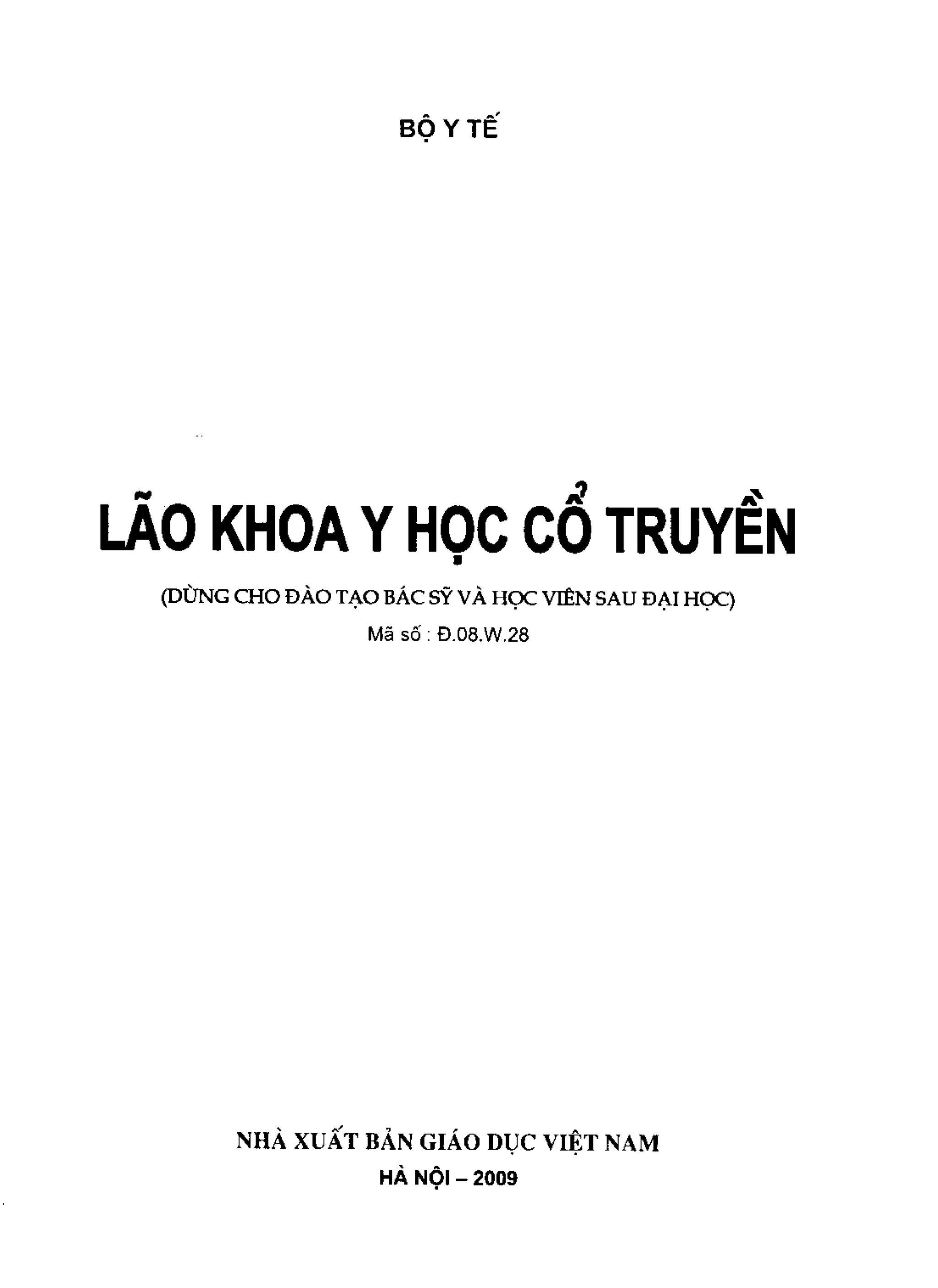 ĐÔNG Y - LÃO KHOA Y HỌC CỔ TRUYỀN | PDF