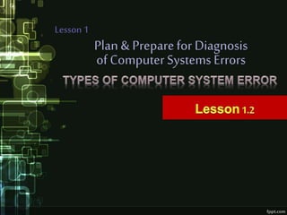 Lo1.2 types of computer system error | PPTX