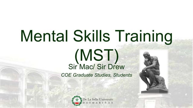 Intro to Mental Skills Training | PPTX | Sports