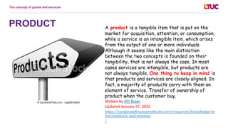 LO1 Explain and demonstrate processes involved in new product or ...