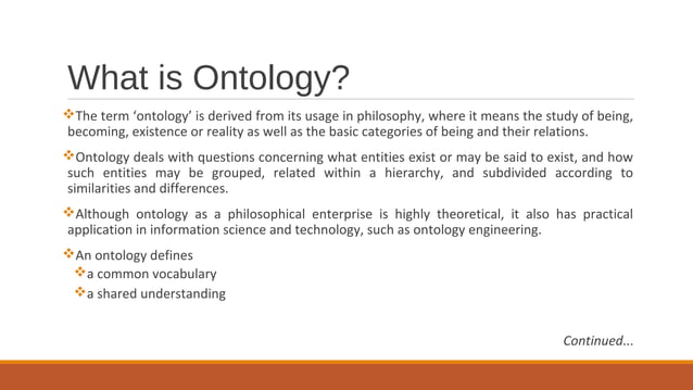 Software Engineering Ontology | PPT