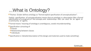 Software Engineering Ontology | PPT | Databases | Computer Software and Applications