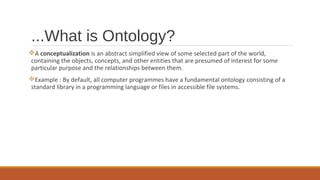 Software Engineering Ontology | PPT | Databases | Computer Software and ...