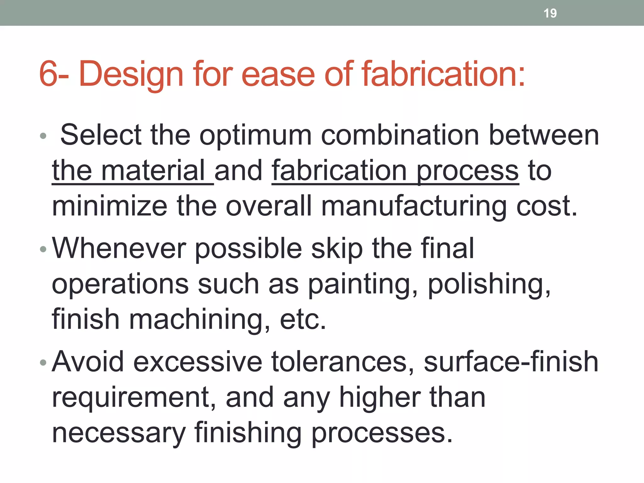 Lo # 1 manufacturing process selection design part 1 | PPTX