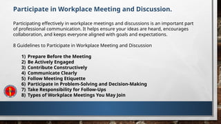 PARTICIPATE IN WORKPLACE COMMUNICATION.pptx