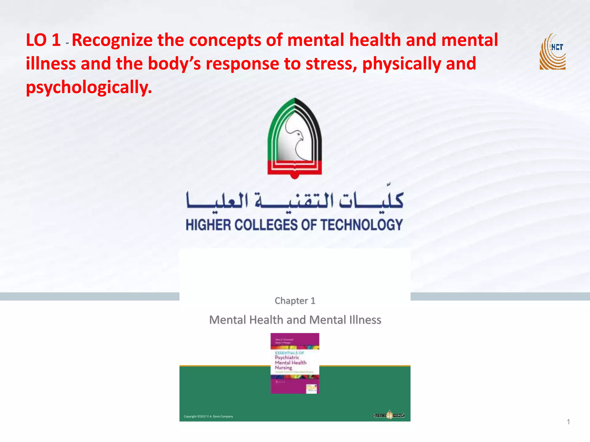 LO1_ PPT- Mental Health and Mental Illness (1).pptx