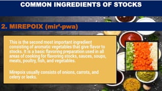 Lo 1 prepare stocks | PPTX