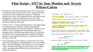 Media LO1 - Script analysis - PowerPoint | PPT