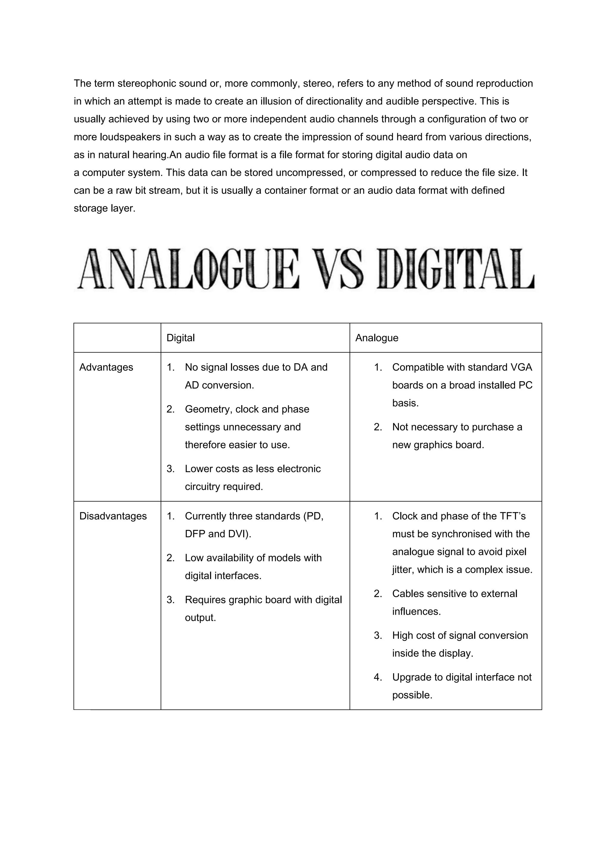 Use of Sound in Interactive Media Products | DOCX