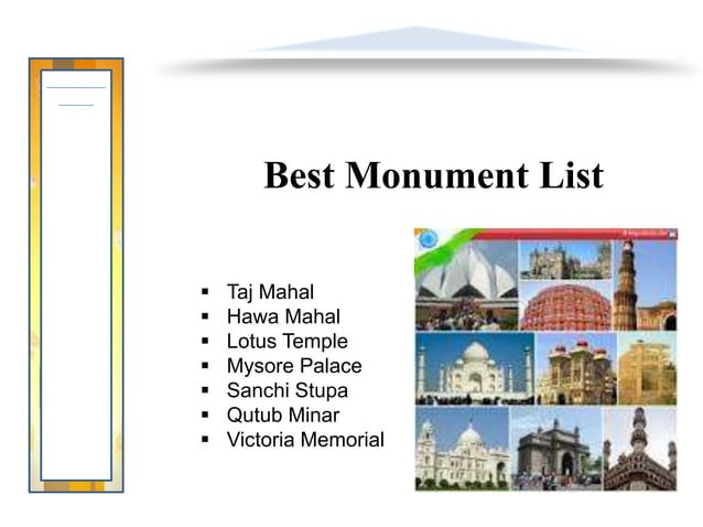 Best monuments ppt | PPTX
