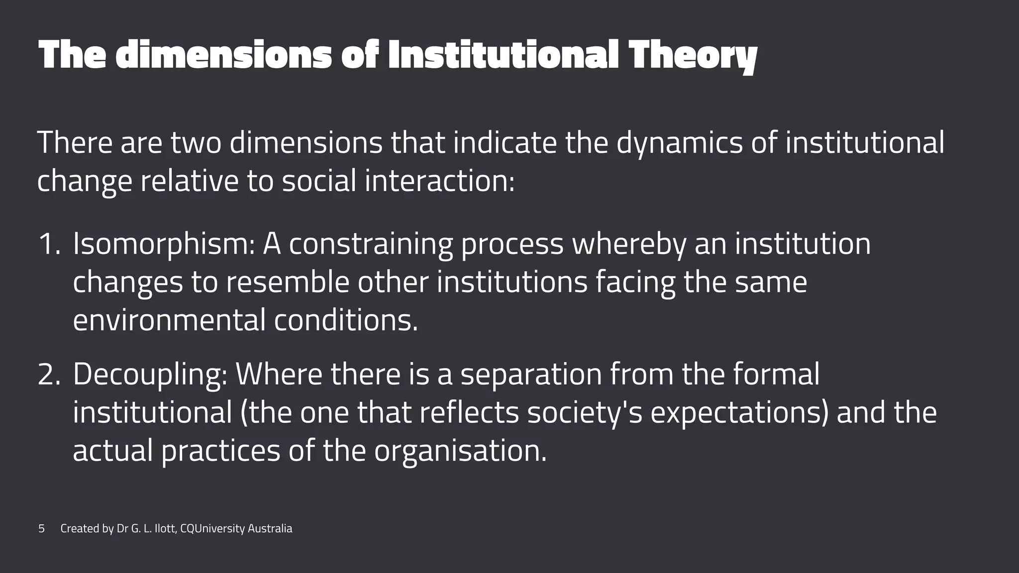 LO 7.2+3 3 Institutional theory | PDF