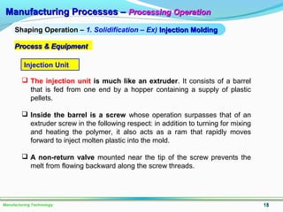 Lo #2 manufacturing process primary secondary part 1 | PPT
