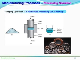 Lo #2 manufacturing process primary secondary part 1 | PPT