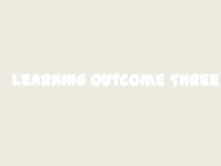 Learning Outcome 3 | PPTX | Video Production | Content Production