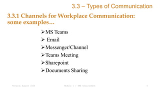 LO3 - Effective Workplace Communications.pptx