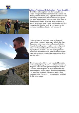 Photo shoot plan template | DOCX