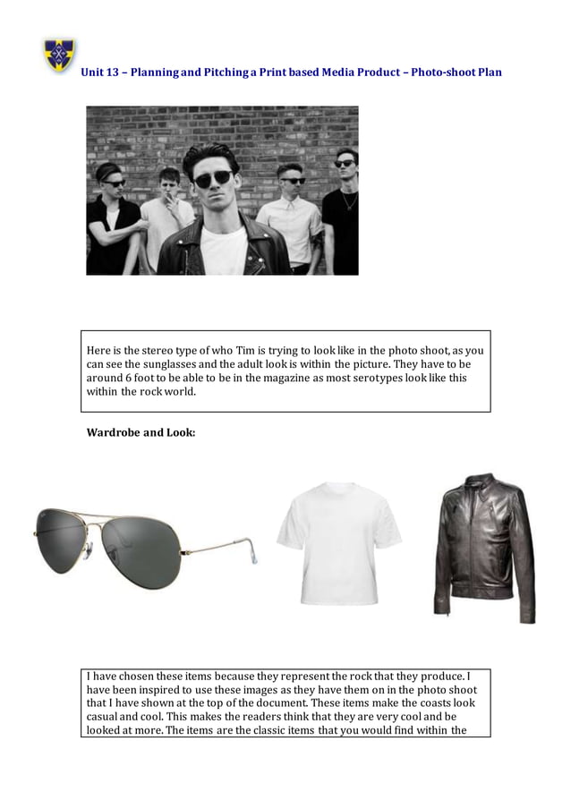 Photo shoot plan template | PDF