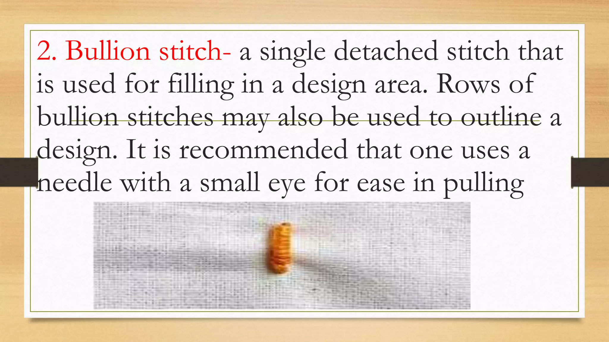 LO3 Embroidery Stitches TLE grade 7 and 8 Handicrafts Embroidery.pptx