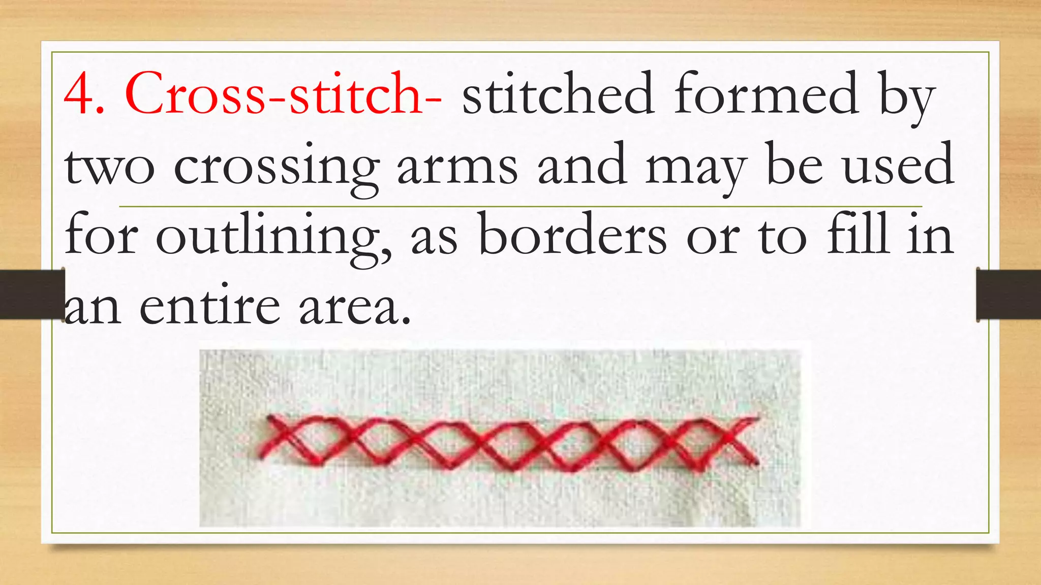 LO3 Embroidery Stitches TLE grade 7 and 8 Handicrafts Embroidery.pptx