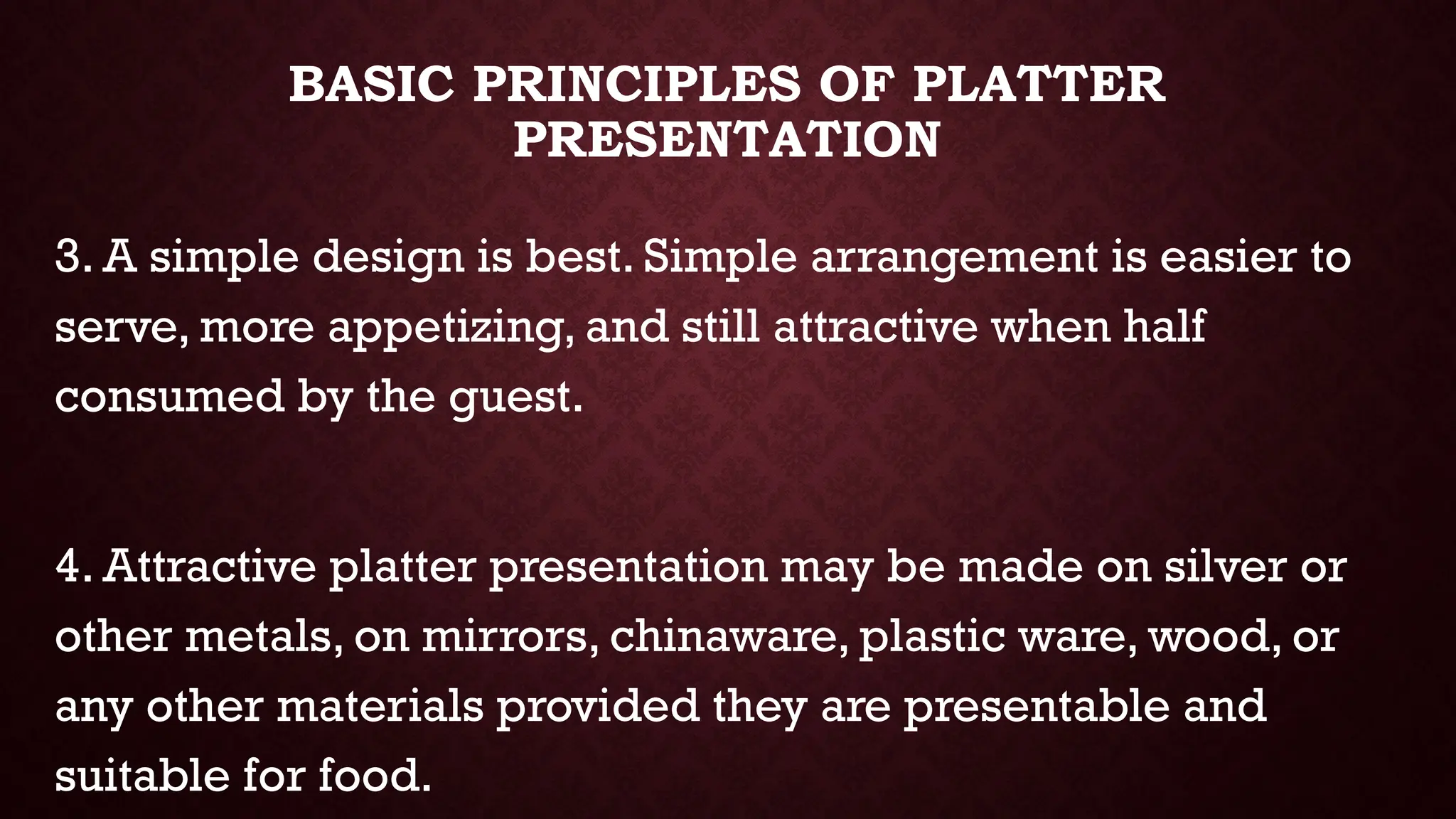 LO - 3 PRESENT A RANGE OF APPETIZERS.pptx