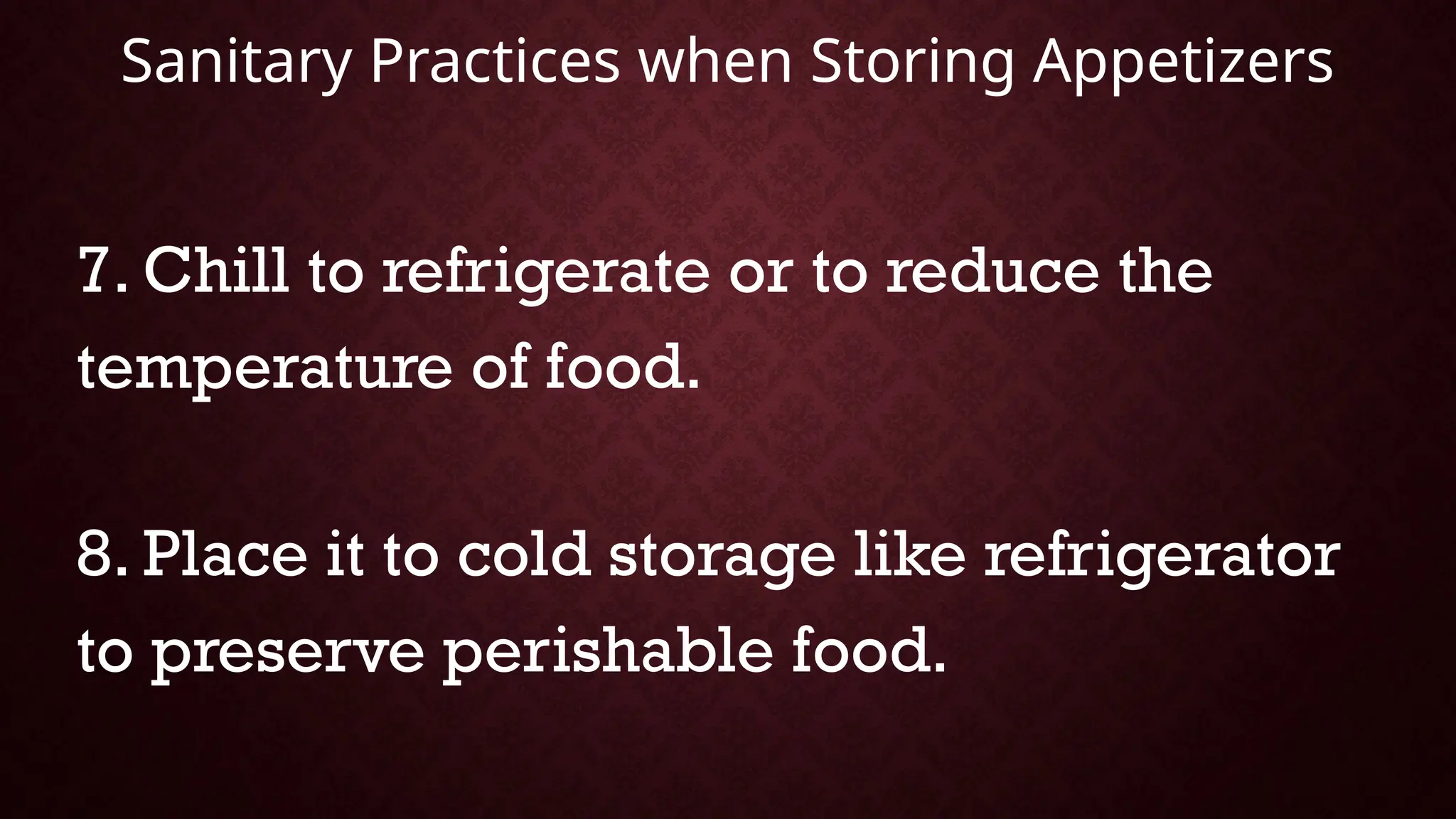 LO - 3 PRESENT A RANGE OF APPETIZERS.pptx