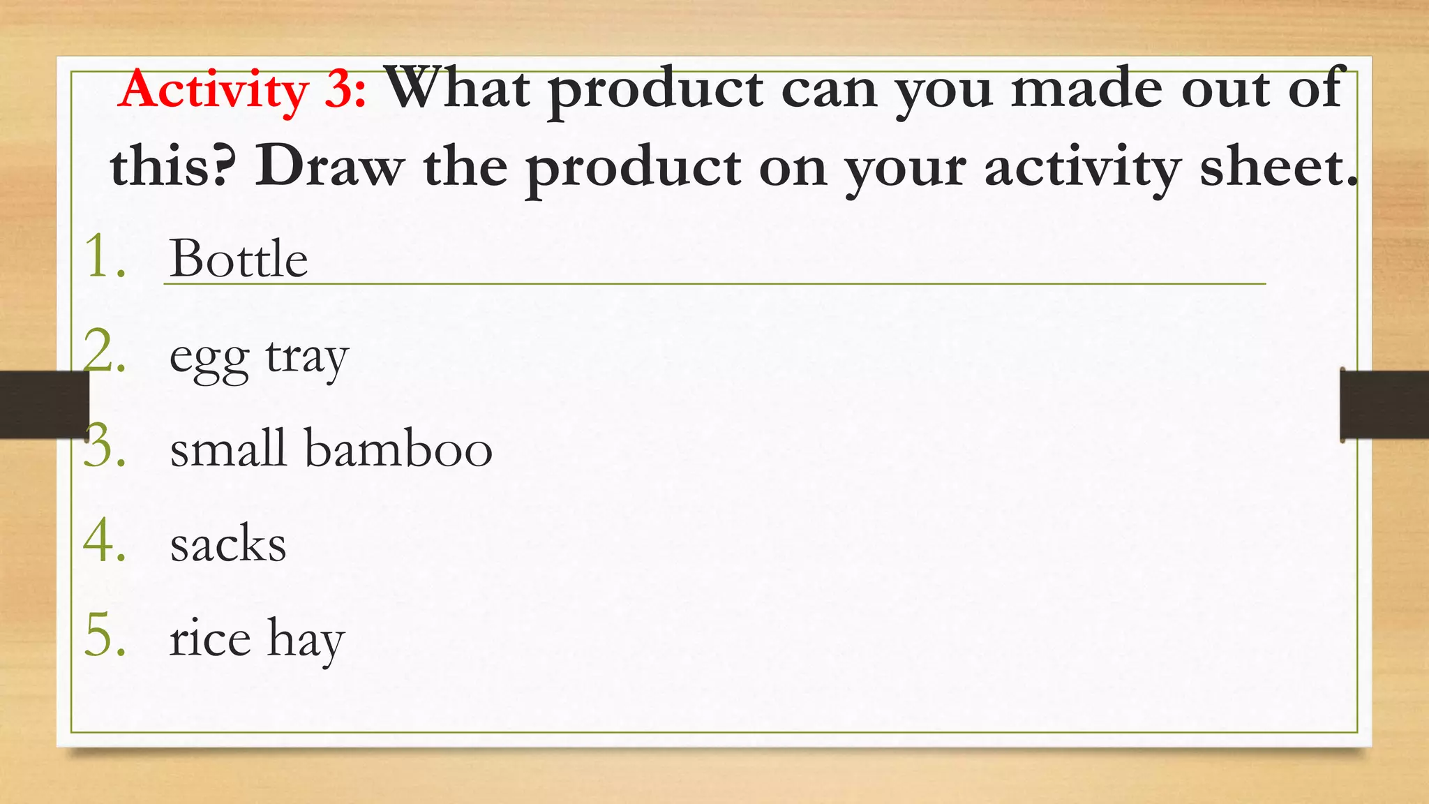 LO3 Storage Practices and Principles for Waste Materials Grade 9 ...