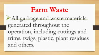 LO3 Storage Practices and Principles for Waste Materials Grade 9 ...