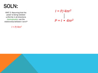 Intensity and Power - Talking | PDF