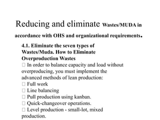 LO4.pptx preventing and eliminating muda | PPTX