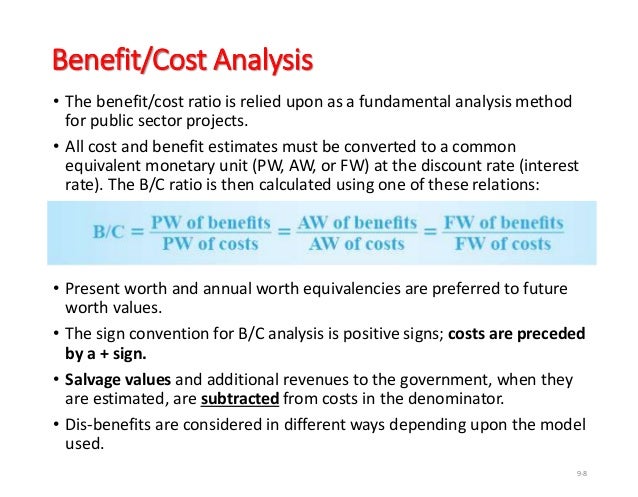 Cost Benefit Analysis Formula How To Calculate Examples Images