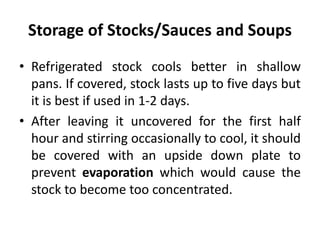 Lo4 reconstituting stocks, soup and sauces | PPTX