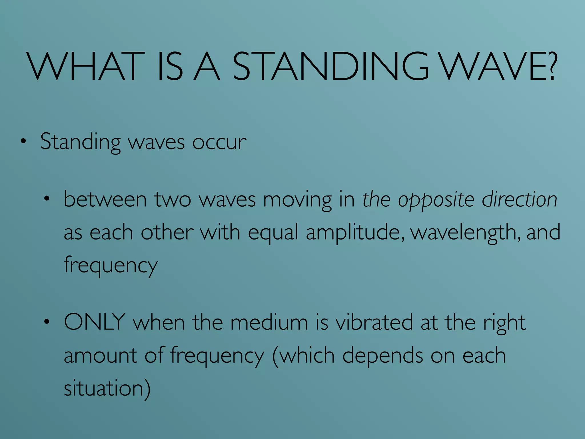 Standing Waves | PDF