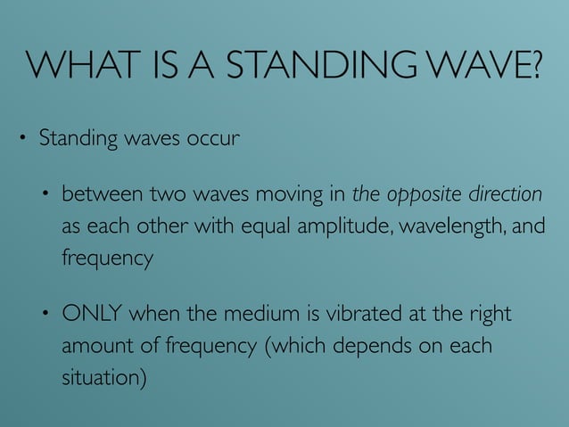 Standing Waves | PDF | Physics | Science