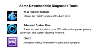 LO6.pptx diagnostic software in computer | PPT