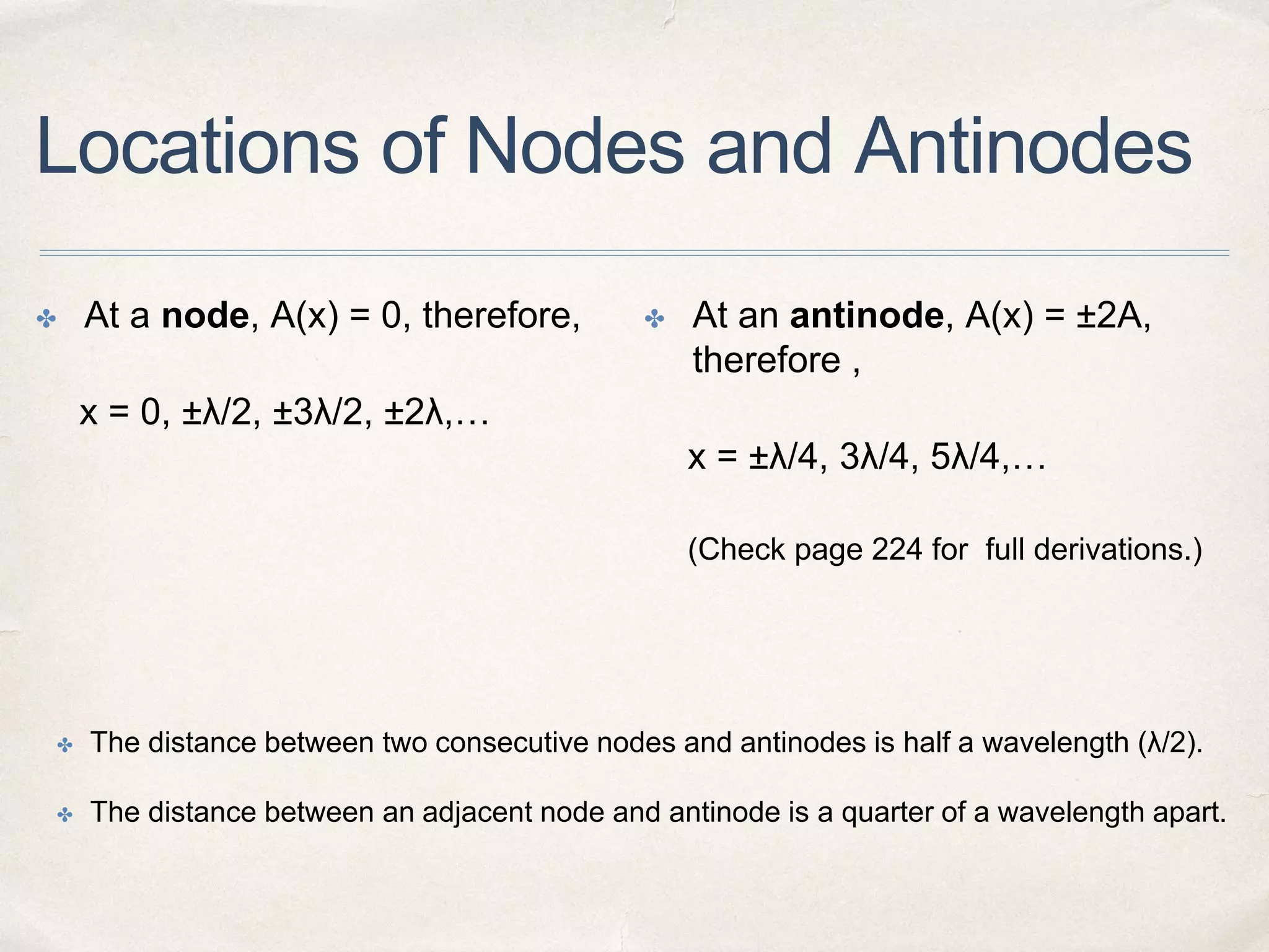 Lo 6 standing waves | PPTX | Physics | Science