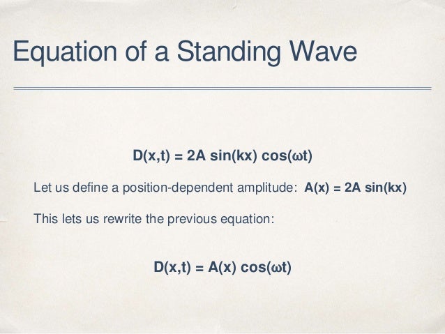 Lo 6 standing waves